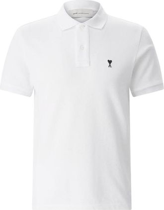 Ami Homme, Tops, Blanc, Taille: 2XL De Coeur Polo