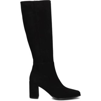 Lina Locchi Schwarze Wildleder Stiefel f&uuml;r Damen - - Shoes - Damen - Schwarzk - 40 EU