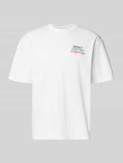 MC2 Saint Barth T-Shirt mit Statement-Print und Rundhalsausschnitt