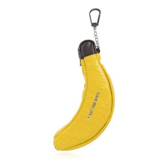 A Bathing Ape A Bathing Ape, Homme, Accessoires, Jaune, Taille: ONE Size Solid Camo Banana Mini Pouch