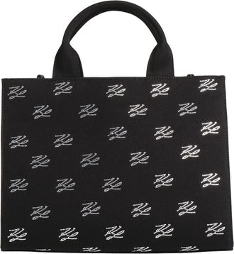 Karl Lagerfeld K/AUTOGRAPH SQUARE MEDIUM TOTE