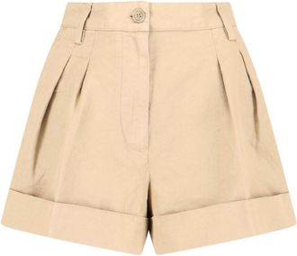 Aspesi Cotton And Linen Shorts