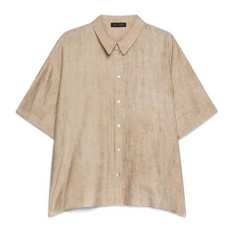 Fiorella Rubino Boxy Shirt - - Blouses & Shirts - Damen - Beige - L