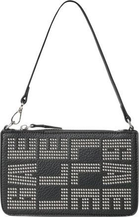 Ga&euml;lle Paris Femme, Sacs, Noir, Taille: ONE Size Mini Pochette Borchiata