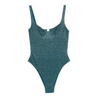 Os&eacute;ree Lumi&egrave;re Balconette Maillot - - Swimwear - Damen - Blau - L