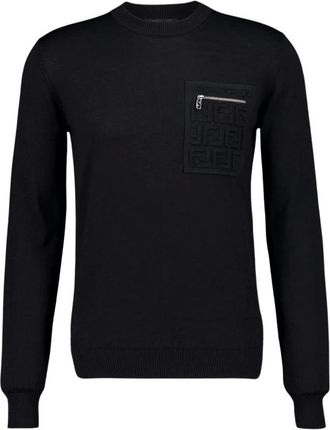 Fendi Herren, Sweatshirts & Hoodies, Schwarzk, MGr&ouml;&szlig;e