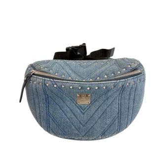 MCM Sac bandouli&egrave;re Pre-owned - Homme - Pre-owned - Bleu - Taille: ONE Size