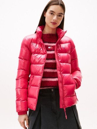 Tommy Jeans Steppjacke TJW SLIM ZIP PRINT DOWN JACKET