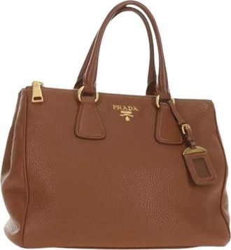 Prada Pre-owned Vintage Hand Bag - Femme - Pre-owned - Brun - Taille: ONE Size