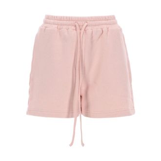 Dolce & Gabbana Shorts en jersey avec broderie logo DG en relief - Femme - Shorts - Rose - Taille: 38 FR