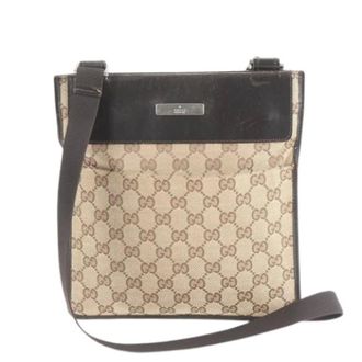 Gucci unisex, Pre-owned, Brun, Taille: ONE Size Sac bandoulière en toile Pre-owned