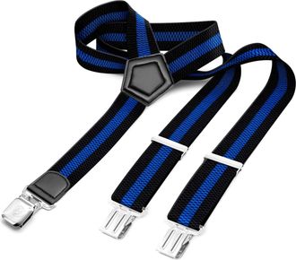 Glamexx24 Hosentr&auml;ger f&uuml;r Herren Breit 4 cm mit 3 Extra Starken Clips in Y-Form, Elastisch und L&auml;ngenverstellbar Hosentr&auml;ger f&uuml;r Frauen und M&auml;nner