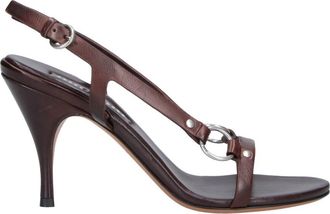 Miu Miu Leather Buckle Sandals