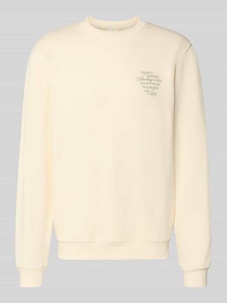 Les Deux Sweatshirt mit r&uuml;ckseitigem Motiv-Print Modell Ben Faience