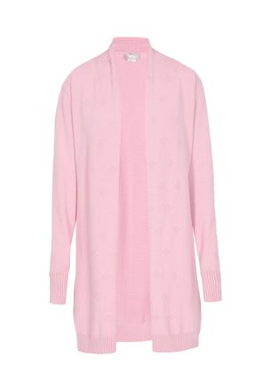 Usha Strickjacke Damen Hellviolett Melange
