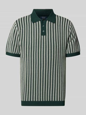 Mc Neal Regular Fit Poloshirt in Strick-Optik