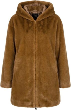 Montereggi Parka en &eacute;comouton r&eacute;versible - Femme - Manteaux - Brun - Taille: 48 FR