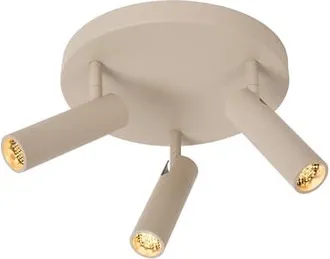 Lucide GRADO - Deckenstrahler - Ø 25 cm - 3xGU10 (MR11) - Taupe