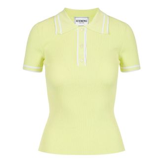 Iceberg Femme, Tops, Jaune, Taille: 38 FR Polo