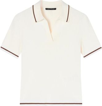 A|X Armani Exchange Homme, Tops, Beige, Taille: M Strick Poloshirt ISO