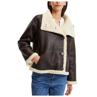 Suncoo Femme, Vestes, Brun, Taille: 38 FR Manteaux