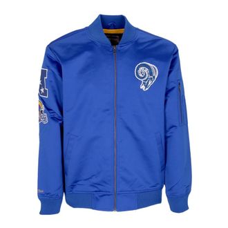Mitchell & Ness Losram Original Team Colors Bomber Jacke - - Jackets - Herren - Blau - L