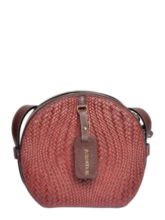 Roberta M Weinfarbe Rindsledertasche