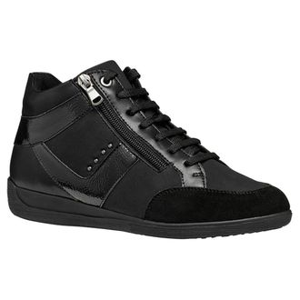 Geox Damen D Myria B Sneaker, Black, 37 EU
