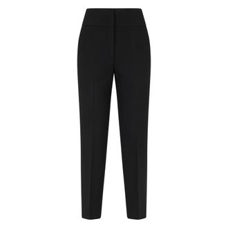 PESERICO Straight-leg Hose mit Ges&auml;&szlig;taschen - - Trousers - Damen - Schwarzk - XL