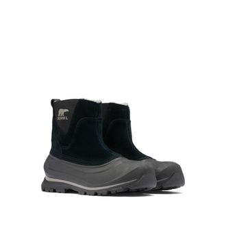 Sorel BUXTON PULL ON WATERPROOF Schneestiefel f&uuml;r Herren, Schwarz (Black x Quarry), 40.5 EU