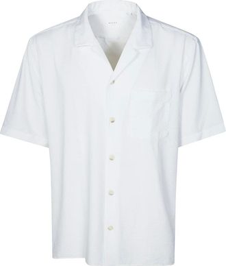 Xacus Homme, Chemises, Blanc, Taille: L Camiciotto Seersucker Tecnico