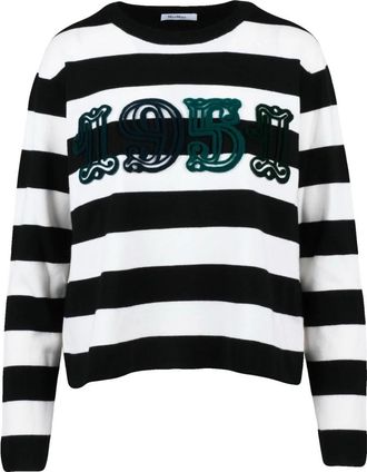 Max Mara Pull &agrave; col rond - Femme - Pulls - Multicolore - Taille: 40 FR