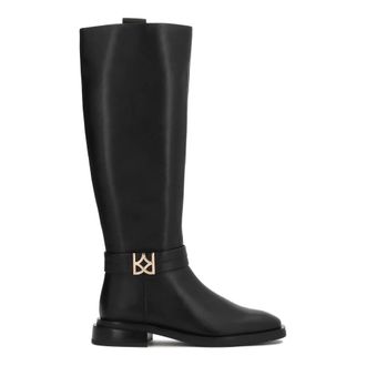 Kazar Femme, Chaussures, Noir, Taille: 39 EU Bottes noires avec d&eacute;tail du logo