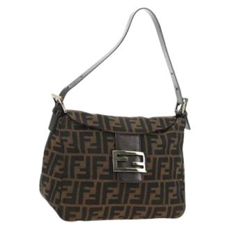 Fendi Pre-owned Zucca Canvas Umh&auml;ngetasche - - Pre-owned - Damen - Braun - ONE SIZE