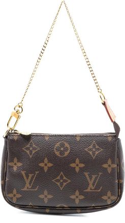Louis Vuitton Crossbody Bags - Monogram Mini Pochette Accessoires - Gr. unisize - in Braun - f&uuml;r Damen