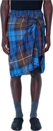 Vivienne Westwood Homme, Shorts, Bleu, Taille: M Chippendale Boxing Shorts
