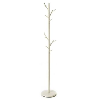 IDIMEX Kleiderst&auml;nder ZENO aus Metall, Beige - Garderobenst&auml;nder, Jackenst&auml;nder mit 6 praktischen Haken. Ideal f&uuml;r Flur und Eingangsbereich