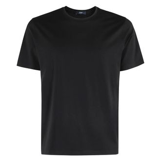 Herno Homme, Tops, Noir, Taille: M T-shirt Superfine Coton Stretch