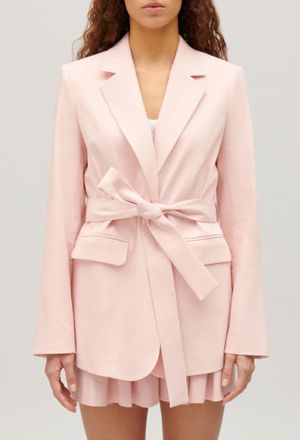 Claudie Pierlot Veste nouée dragée