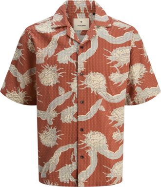 Jack & Jones Jprbluvincent Print Resort S/S Shirt Sn