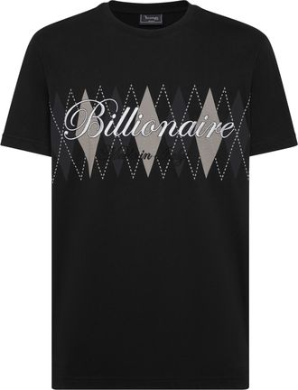 Billionaire Boys Club Embroidered T-Shirt Round Neck Ss