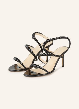 Mach & Mach Mach & Mach Lacksandaletten Sirene Mit Schmuckperlen schwarz