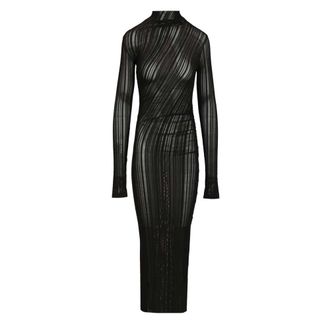 Amazu&igrave;n Olga Long Dress - - Dresses - Damen - Schwarzk - ONE SIZE