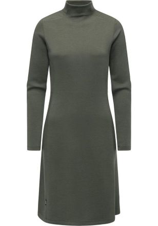 Ragwear A-Linien-Kleid Leavie Modisches Damen Sweatkleid mit Stehkragen