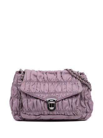 Prada sac porté épaule Tessuto Gaufre (2000-2025) - Violet