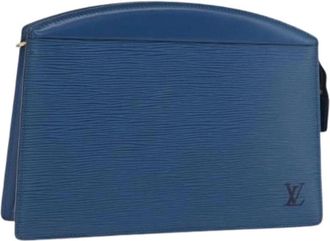 Louis Vuitton Pre-owned Epi Leather Pouch - Femme - Pre-owned - Bleu - Taille: ONE Size