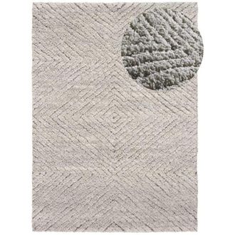 Atticgo Atticgo - Tapis shaggy style scandinave atesa 65 Argent 200x290 cm