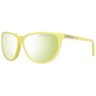 Porsche Design Femme, Accessoires, Jaune, Taille: ONE Size Lunettes de Soleil Papillon Jaunes pour Femmes