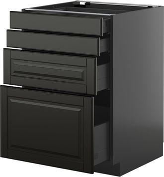 IKEA METOD / KNIVSHULT Unterschr., 4 Fronten/4 Schubladen