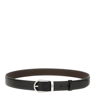 Montblanc Sartorial Leder G&uuml;rtel mit Hufeisen-Schnalle- wendbar - - Accessories - Herren - Mehrfarbig - ONE SIZE